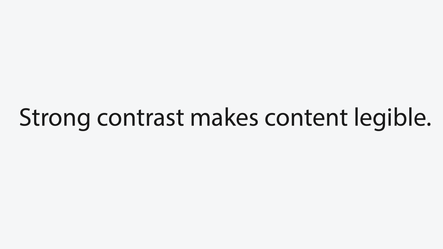 Color contrast – Accessibility